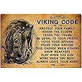 Amazon.com: Viking Metal Tin Sign,Viking Code,Wall Decor for Home Bar ...