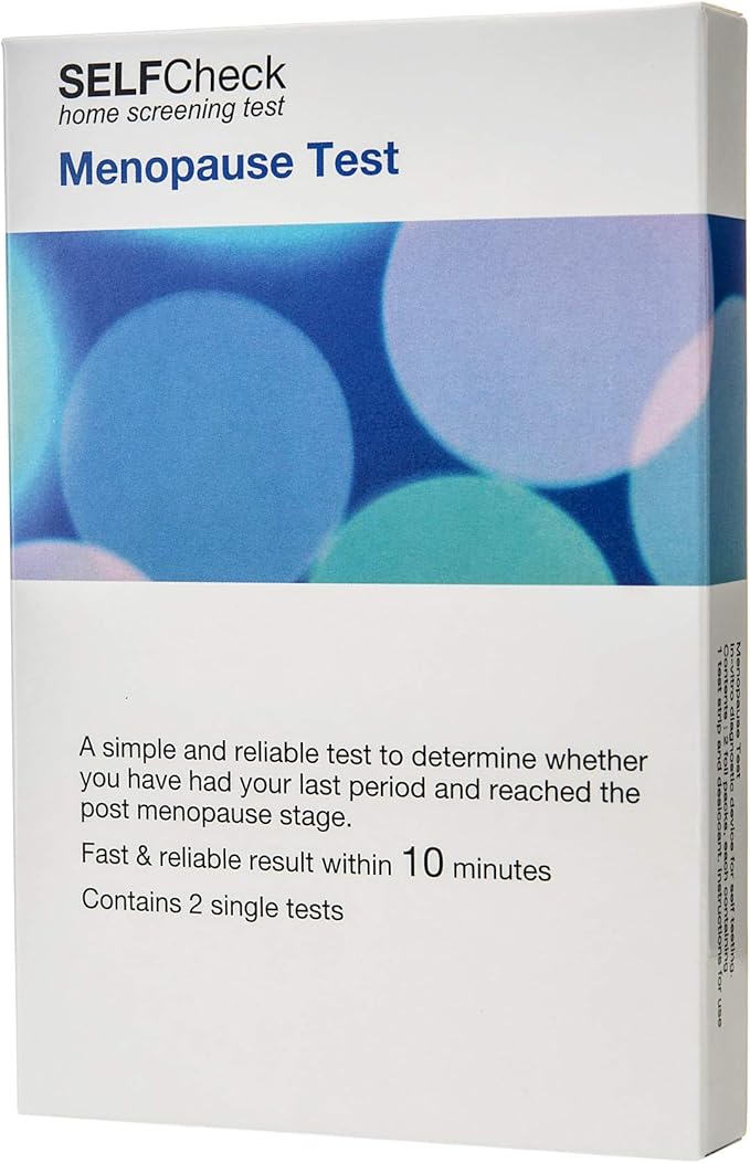 SELFCheck Menopause Test – 2 Home Tests Included, Freephone Customer ...