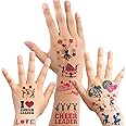 Amazon.com : Oringaga 384 Cheerleading Temporary Tattoos for Kids ...