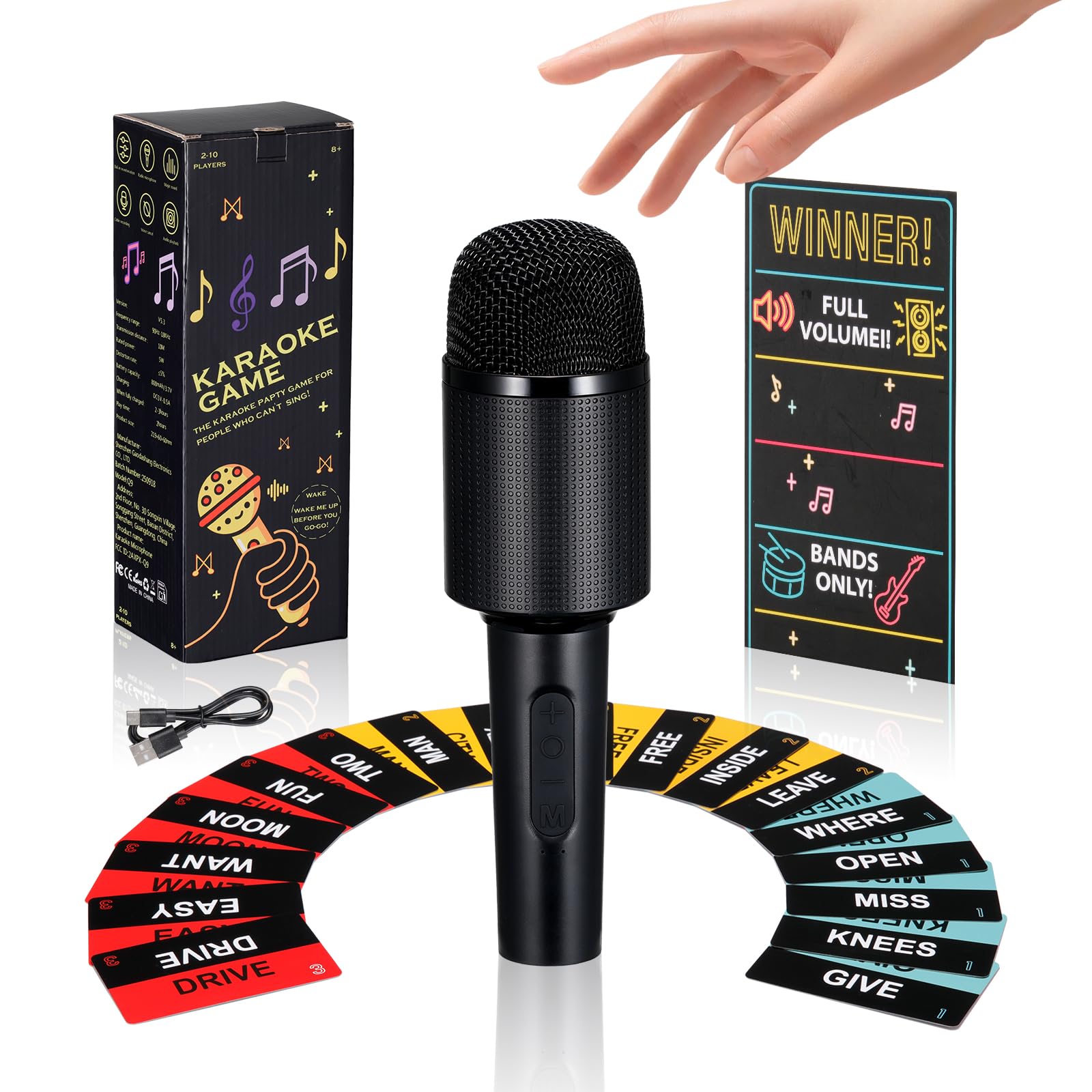 2025 Grab Microphone Game with Real Microphone, 2-10 Players -Singing ...