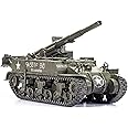 Amazon.com: Airfix M12 GMC 1:35 WWII Military Tank Armor Plastic Model Kit A1372, Unpainted ...