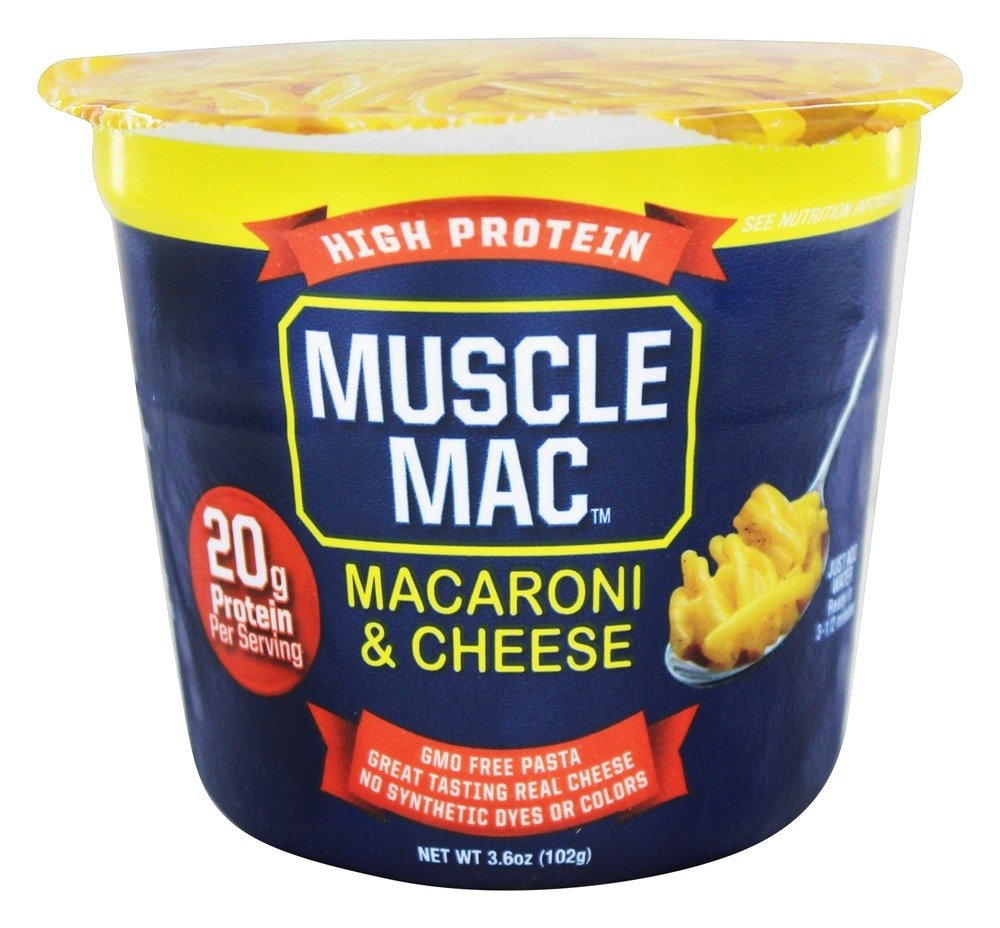 Amazon.com : Muscle Mac High Protein Macaroni and Cheese 20g Protein ...