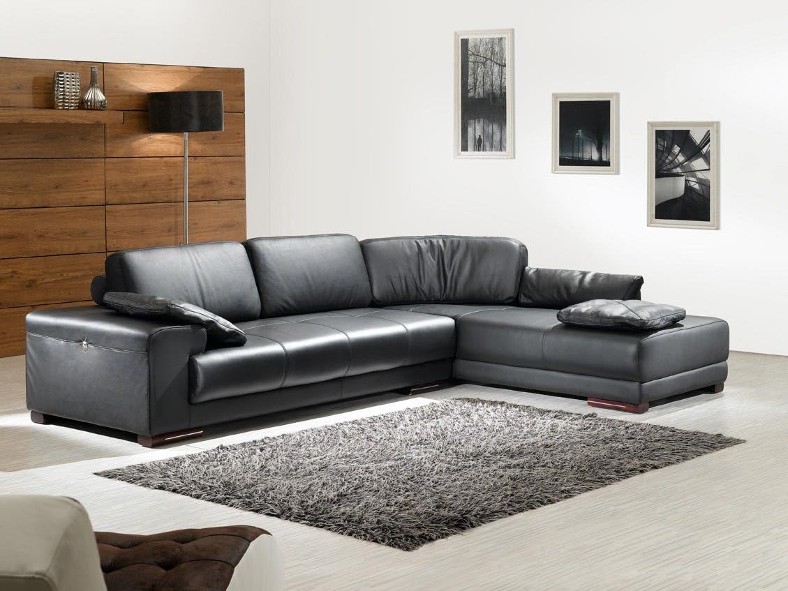 Design Ledergarnitur Ledersofa Voll-Leder Ecksofa-Sofa-Garnitur ...