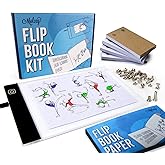 Official Andymation's Flipbook Starter Kit for Kids & Adults with LED ...