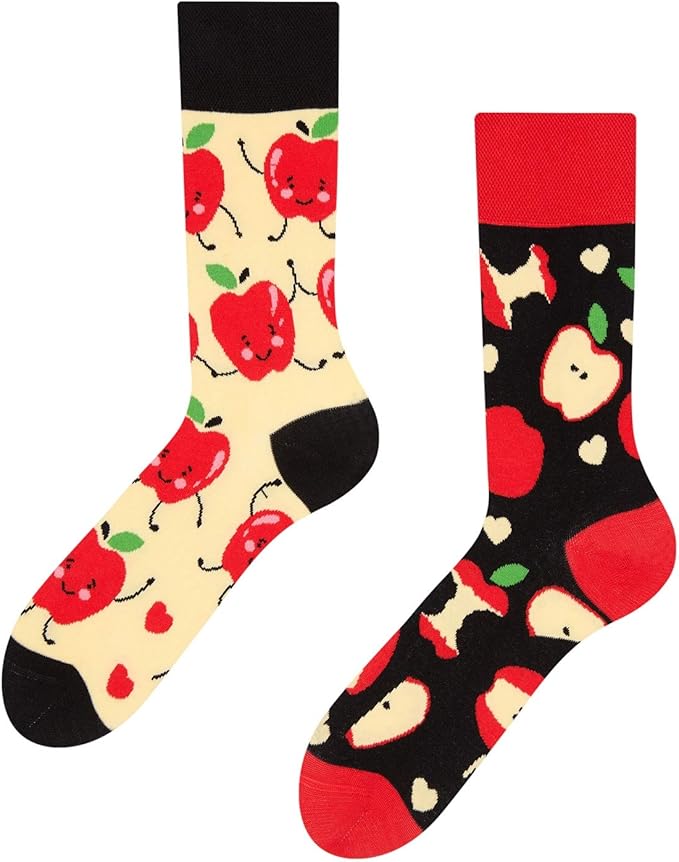 Good Mood Unisex Socks Apples: Amazon.co.uk: Clothing