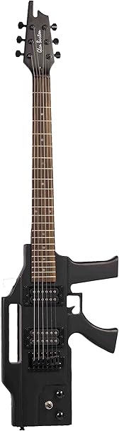 Amazon.com: Glen Burton GE47 AK47 Machine Gun Electric Guitar- BLACK ...