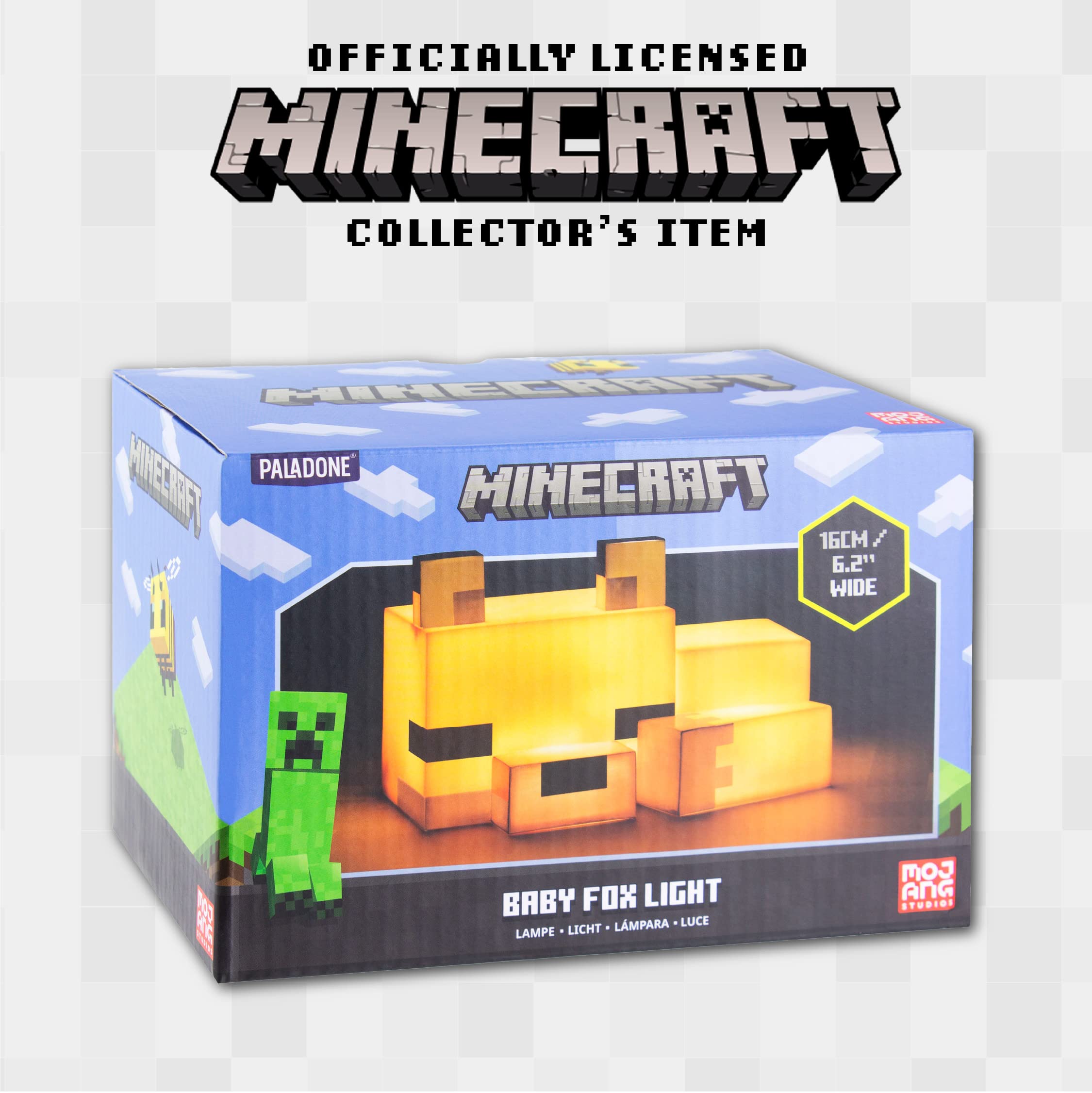 Mua Paladone Minecraft Cute Fox Night Light, Soft Orange Glow ...