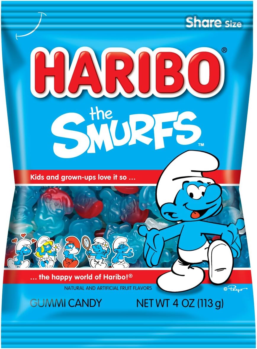 Haribo Smurfs Gummi Candy 113 g: Amazon.co.uk: Grocery