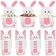Amazon.com: 24 Pack Easter Bunny Snack Cups 8 oz Easter Party Paper ...