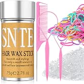 Amazon.com : Slick Back Hair Brush & Hair Wax Stick Set - Frizz Control ...