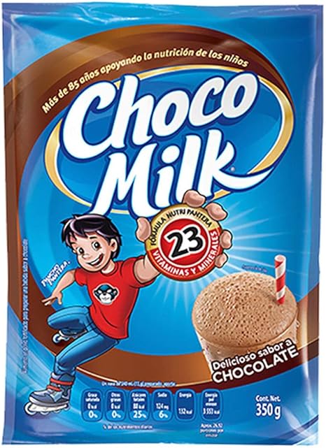 Choco Milk, polvo sabor chocolate, presentacion de 350 gr: Amazon.com ...