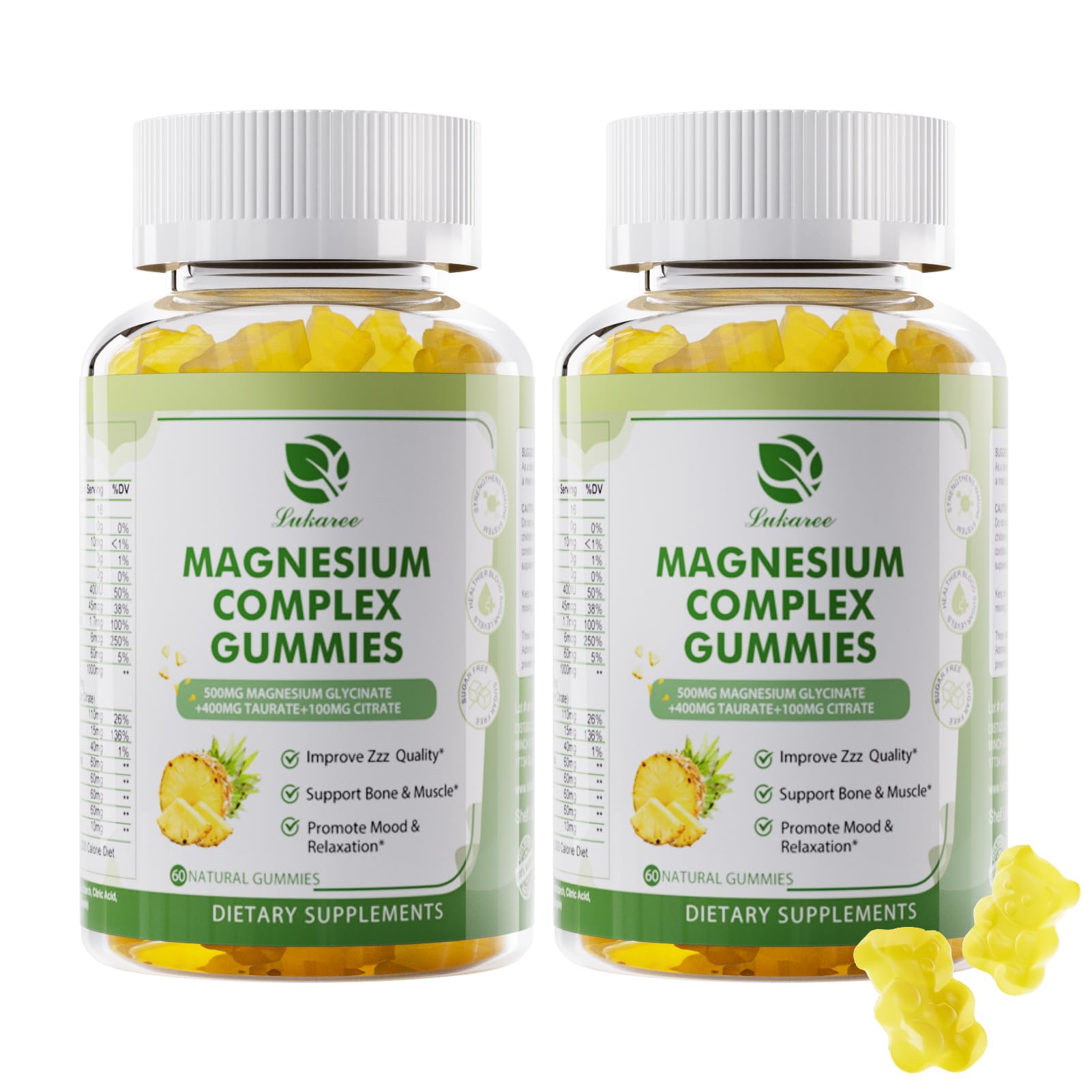 Magnesium Glycinate Gummies | as Triple Complex Magnesium Glycinate ...