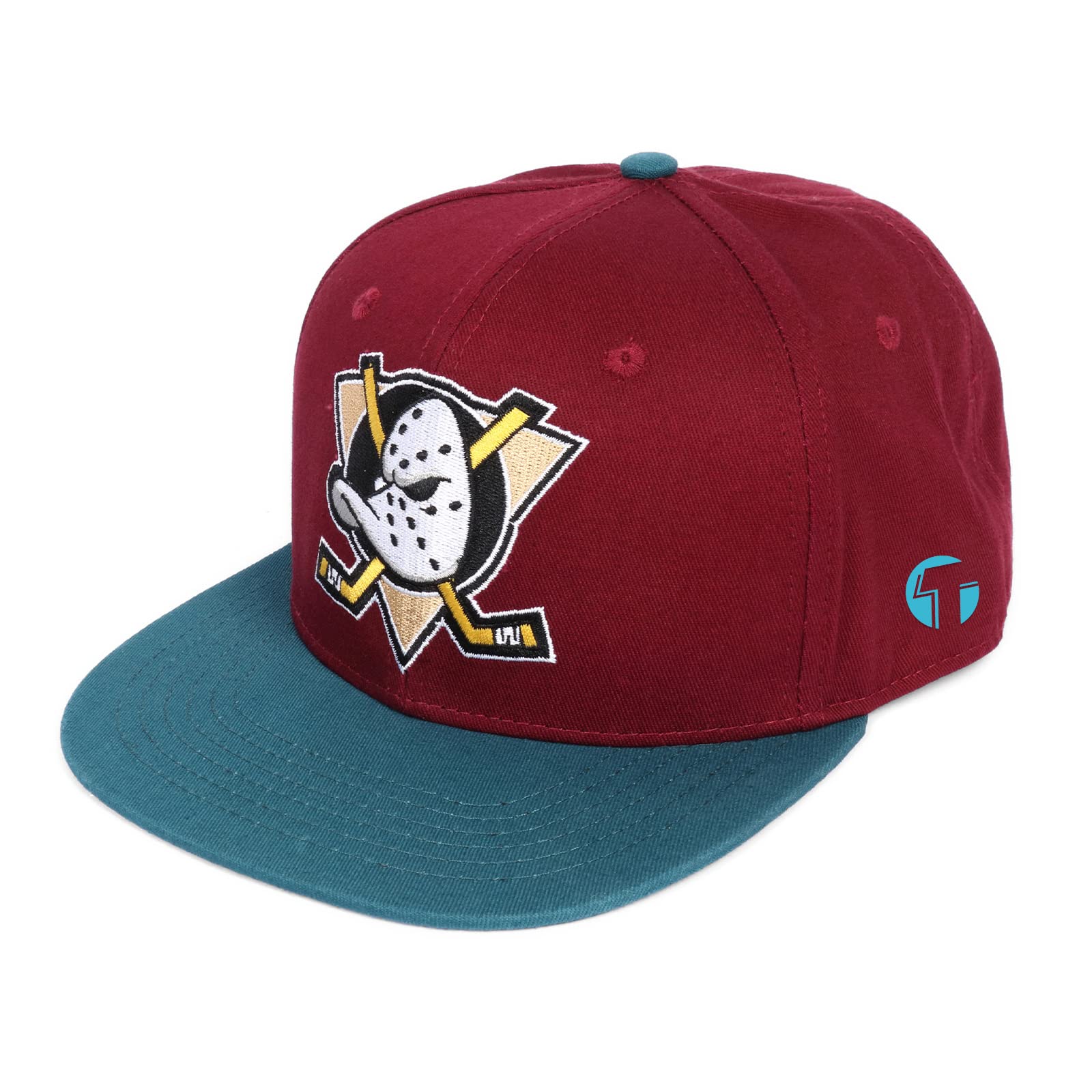 Mighty Ducks #96 Conway Different Logo Classic Duck hat Men's Flat Cap ...