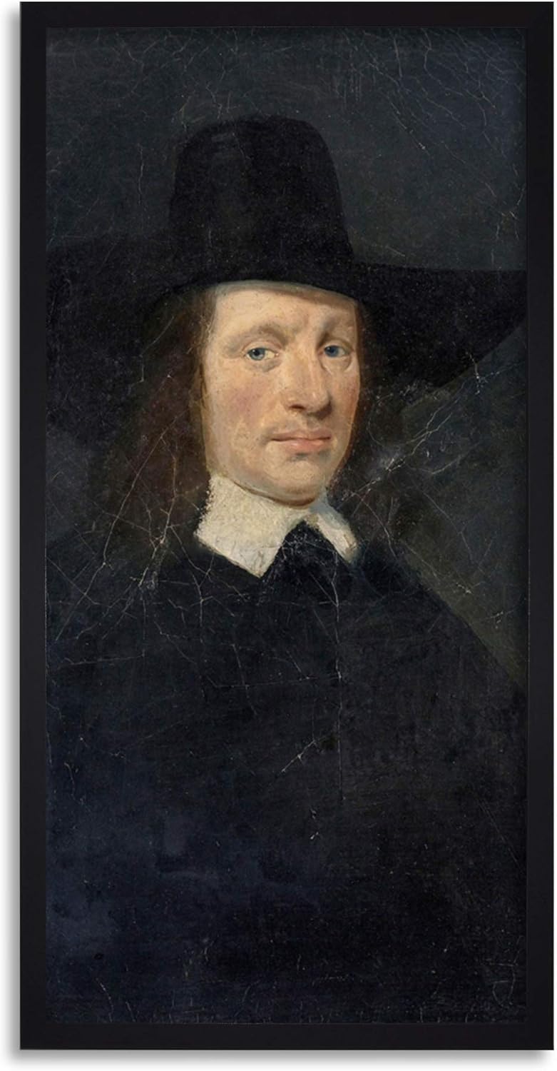 Amazon.com: Van Meegeren Portrait of A Man Framed Wall Art Print Long ...