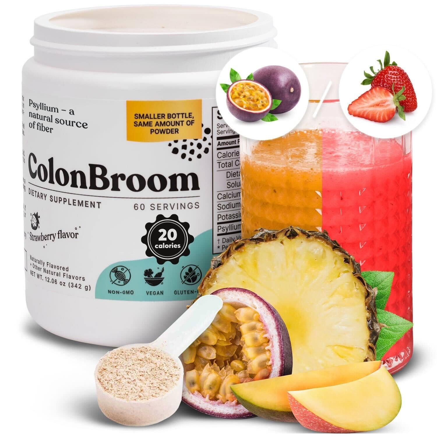 Mua ColonBroom Psyllium Husk Powder with Stevia (Tropical Fruits ...