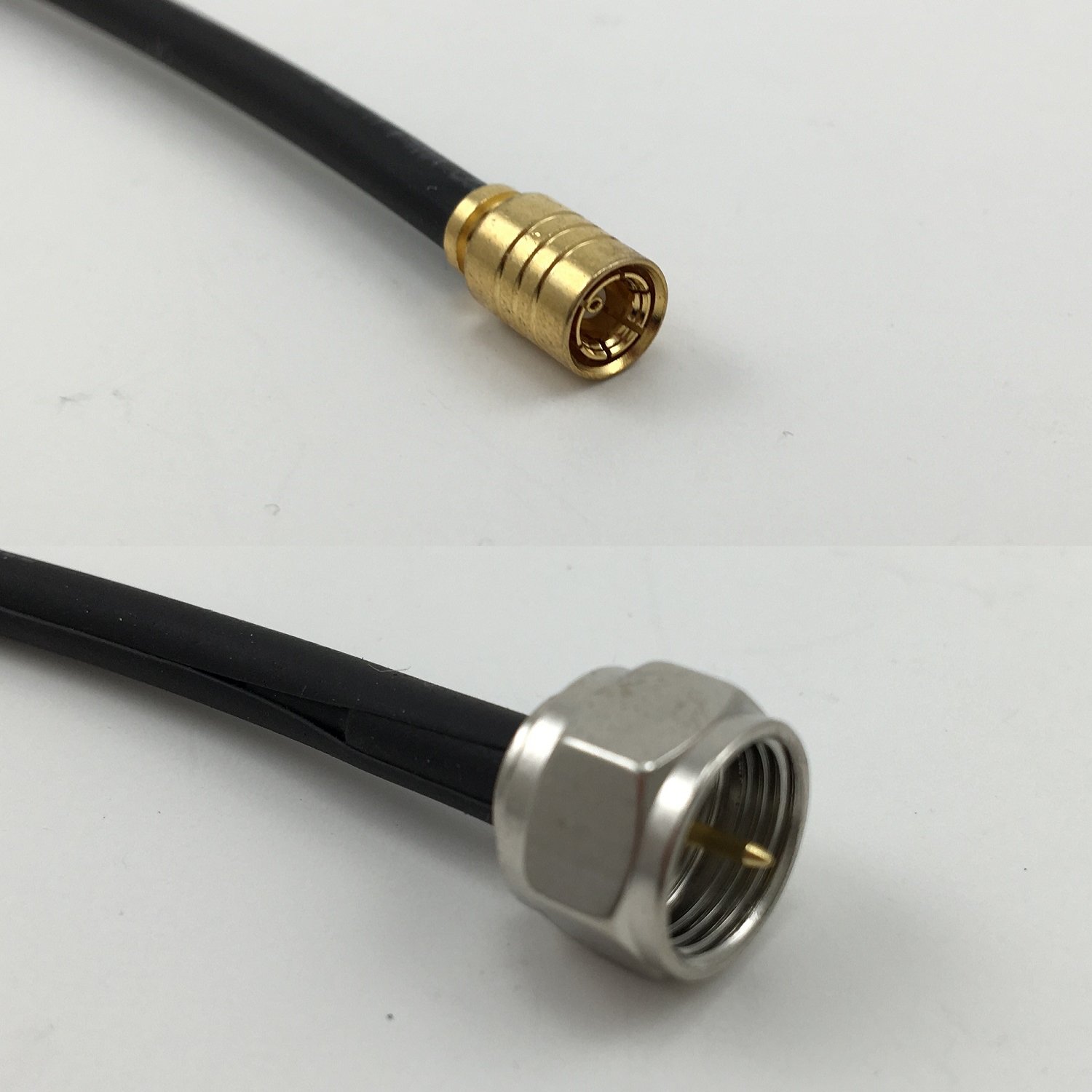 6 inch RG188 SMB FEMALE to F MALE Pigtail Jumper RF coaxial cable 50ohm ...