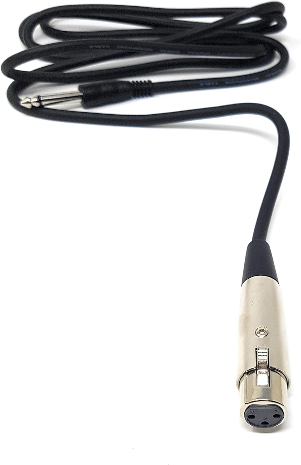 MainCore 3m long 3 pin XLR Female Socket to 6.35mm Mono 2pin Jack Plug ...