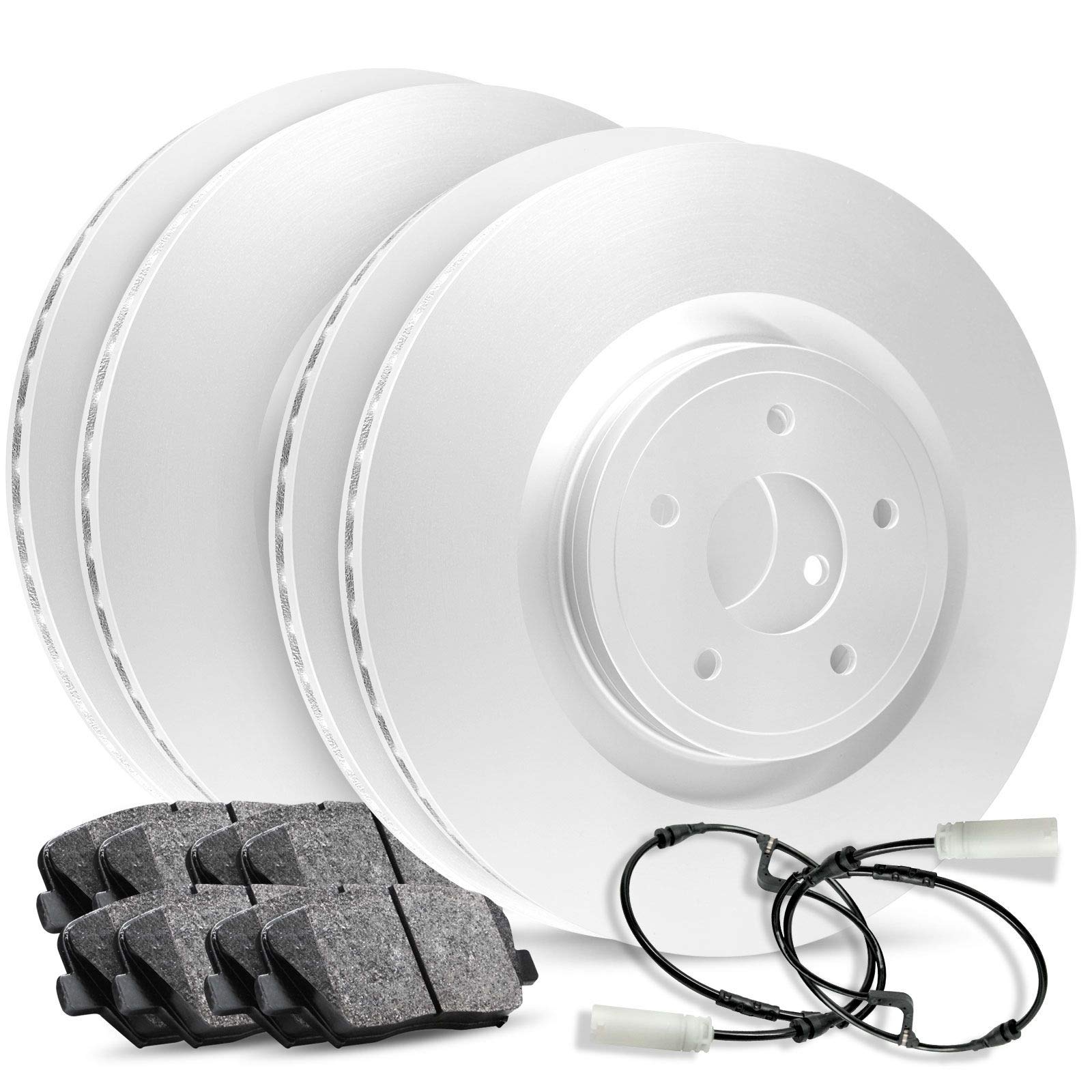 R1 Concepts Front Rear Brakes and Rotors Kit |Front Rear Brake Pads ...
