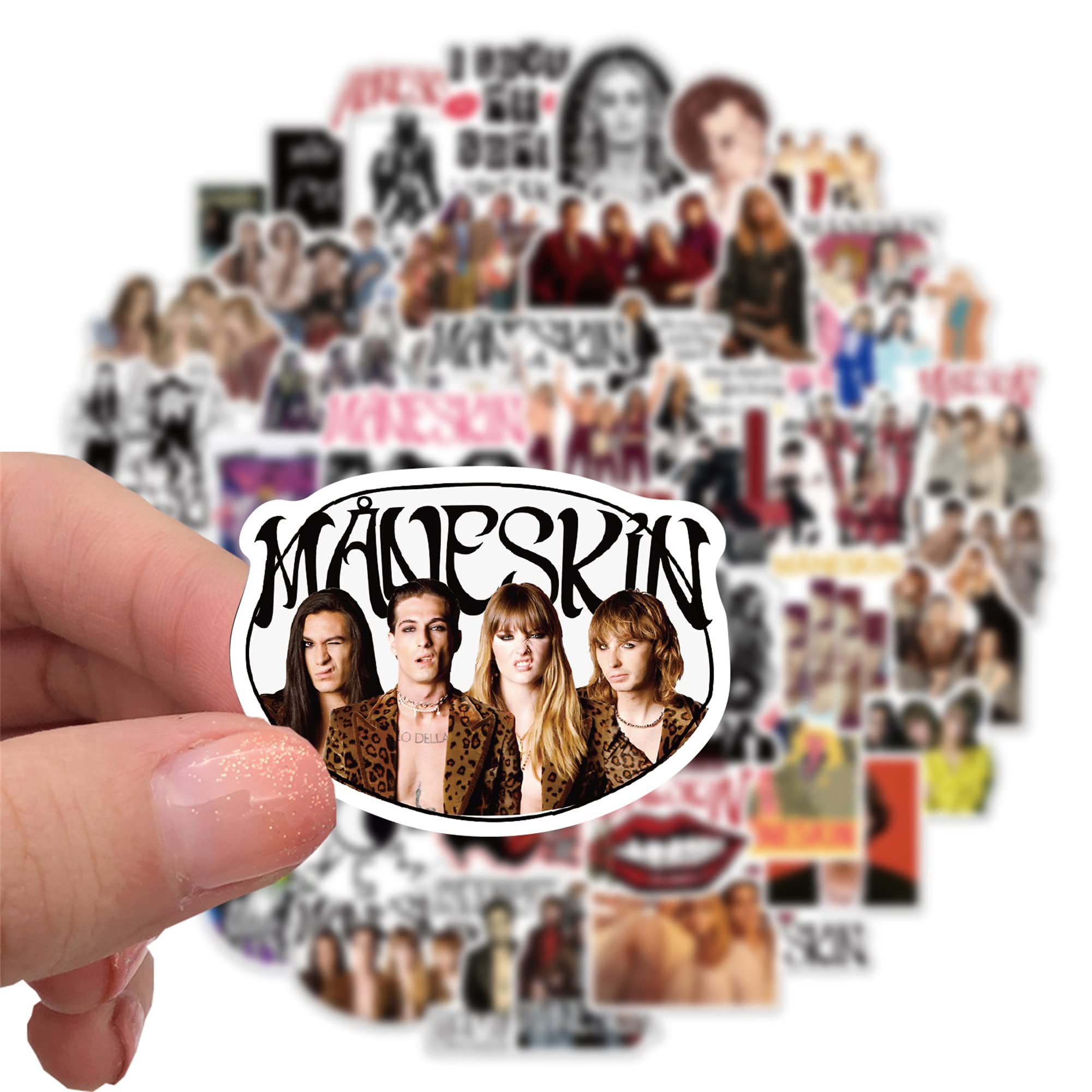 Mua Maneskin Stickers, 50PCs, Aesthetic Italian Band Vinyl Waterproof ...
