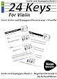 24 Keys Scales And Arpeggios For Violin - Book 1: Moran, Richard ...
