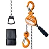 KITUYOTO Mini Lever Chain Hoist 1100 LBS 0.5 Ton Capacity 10Ft Ratchet ...