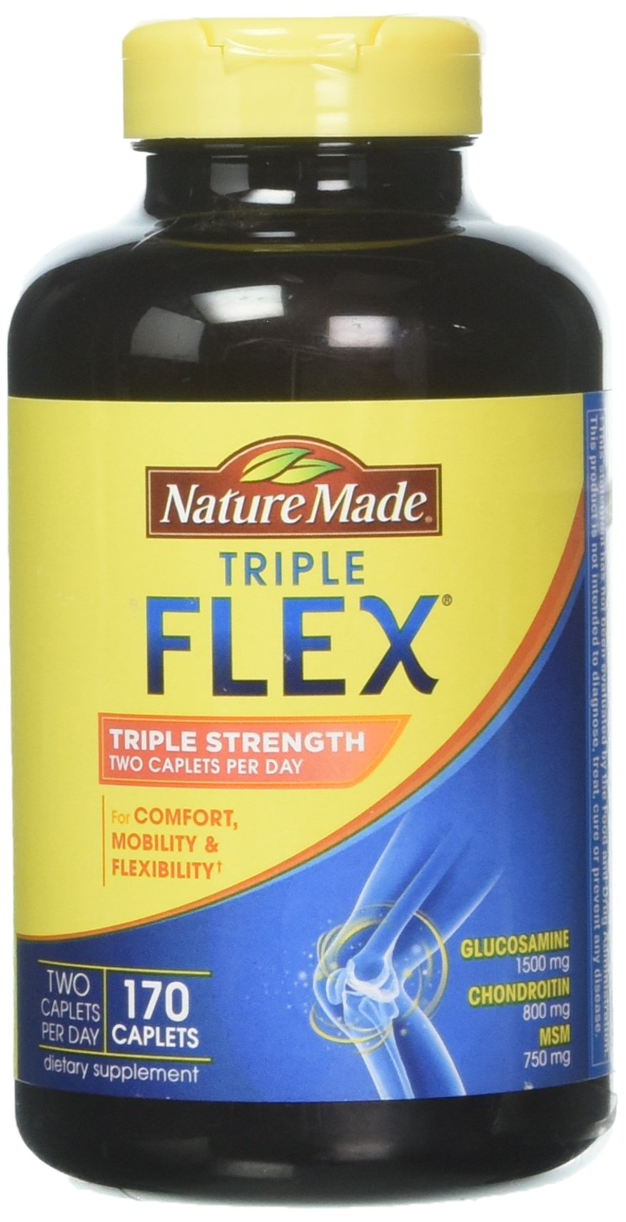 Mua TripleFlex Triple Strength, 170 Caplets trên Amazon Mỹ chính hãng ...