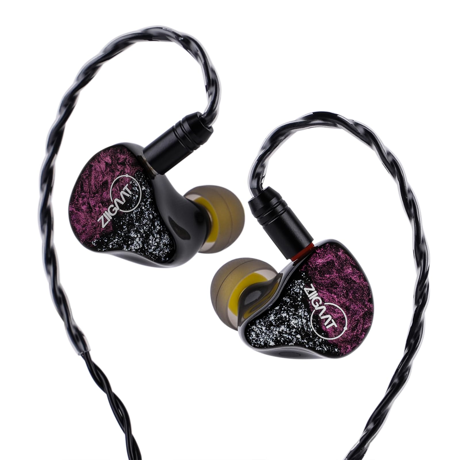 Linsoul ZiiGaat Odyssey In–Ear Monitor, 1DD+3BA Hybrid IEM Earphone ...