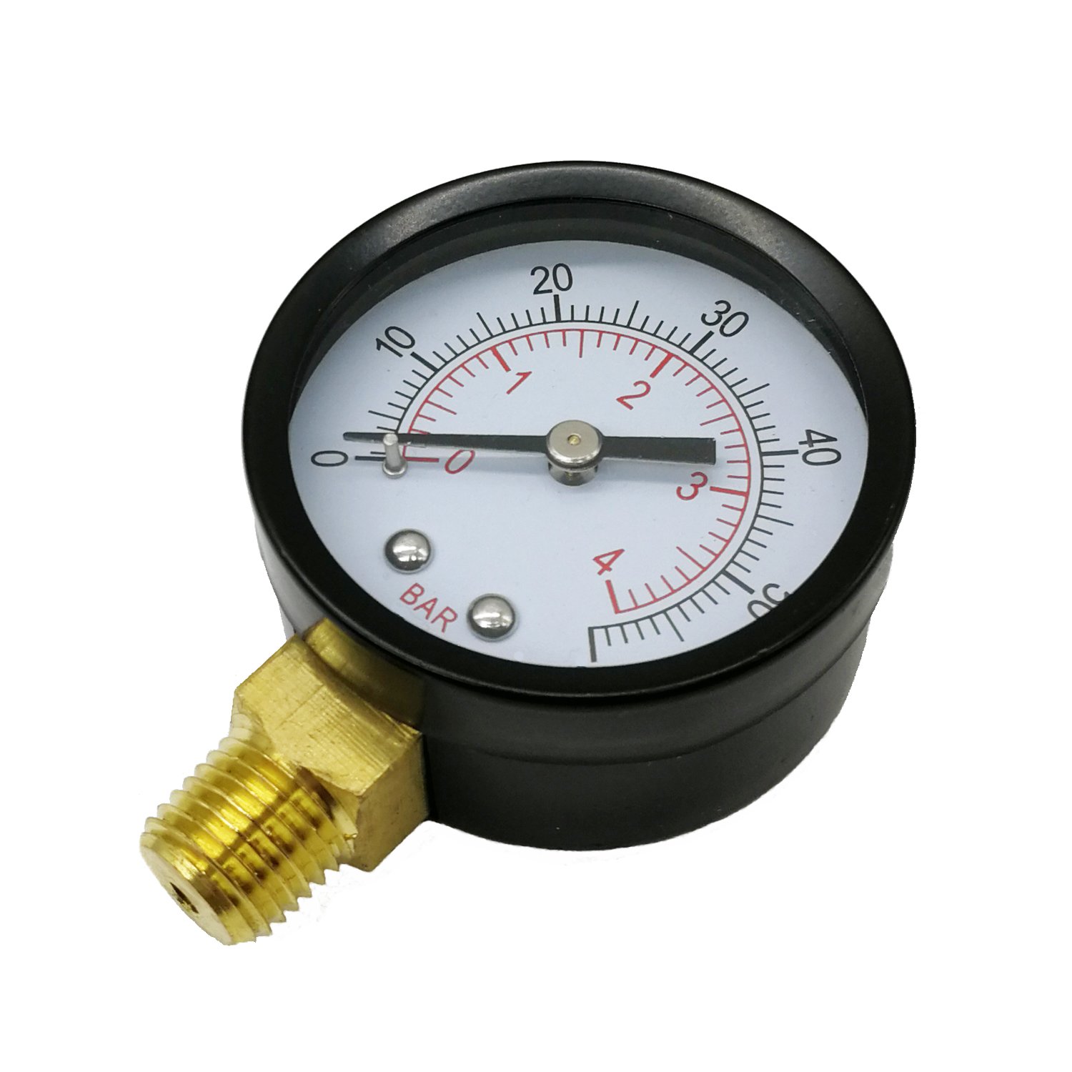 Uharbour Reliable Dual Scale Mechanical Manometer Low Pressure Gauge ...