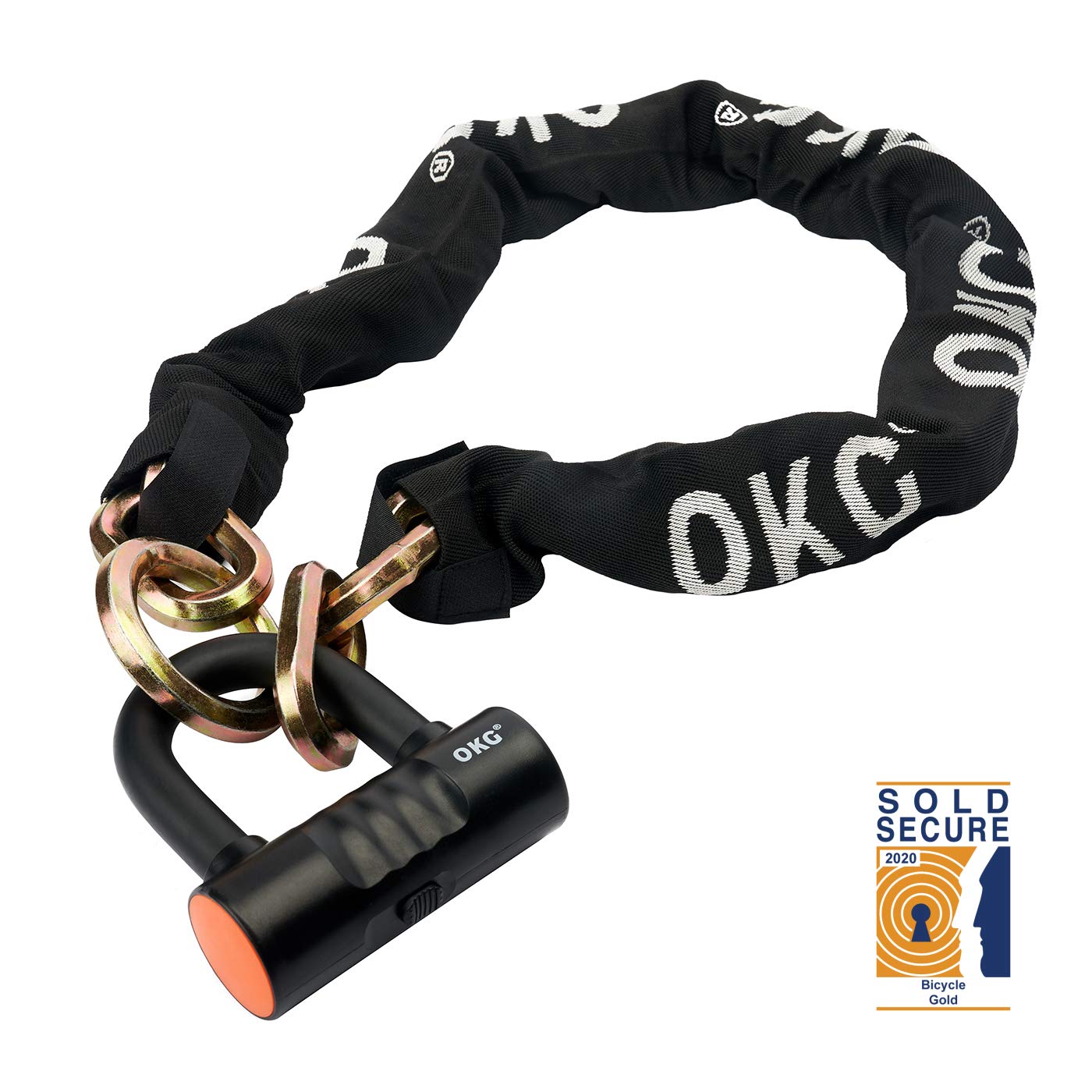 Mua OKG Heavy Duty Motorcycle Chain Lock, 4 Keys, 3.3 ft x 1/2 in (12mm ...