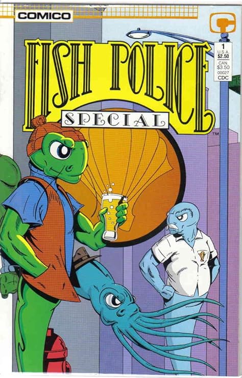 Amazon.com: Fish Police, The (Vol. 2) Special #1 VF/NM ; COMICO comic ...