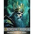Amazon.com: Medieval Fantasy Coloring Book for Adults: Embark on a ...