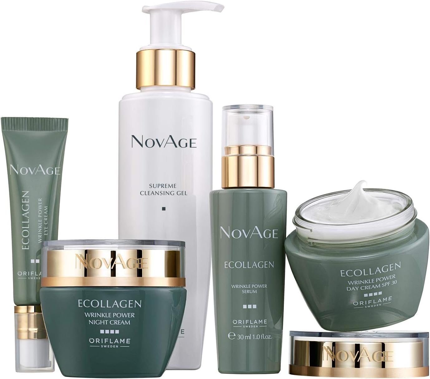 NovAge Ecollagen Wrinkle Power Set up to 49% wrinkle reduction ...