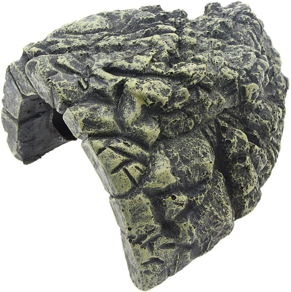 Saim Resin Aquarium Decorations Cave & Cute Hideout For Small Lizards ...