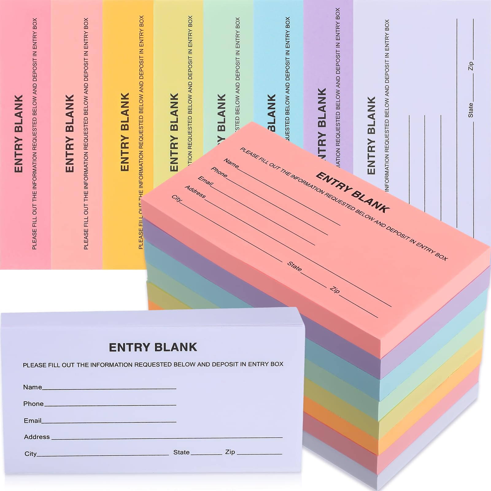 Mua 1000 Pcs Raffle Ticket Sheets Double Roll Entry Forms for Raffle ...