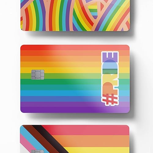 3 x Pride Original Design Credit Card Sticker to use as Credit Card ...