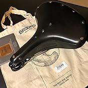 Amazon.com : Brooks Saddles B190 Bicycle Saddle (Chrome Rails, Black ...