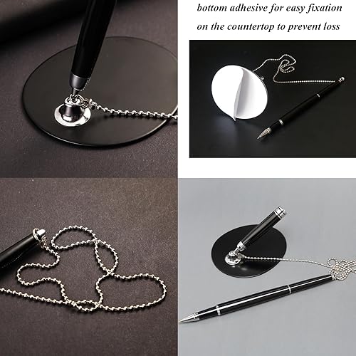 Pen Desk Set 6 Refills Bank Desk Shop 2 X Quality Reception Pen On ...