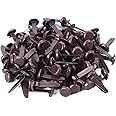 Amazon.com: 100 Pcs Copper Mini Brad Fasteners Round Paper Fasteners ...