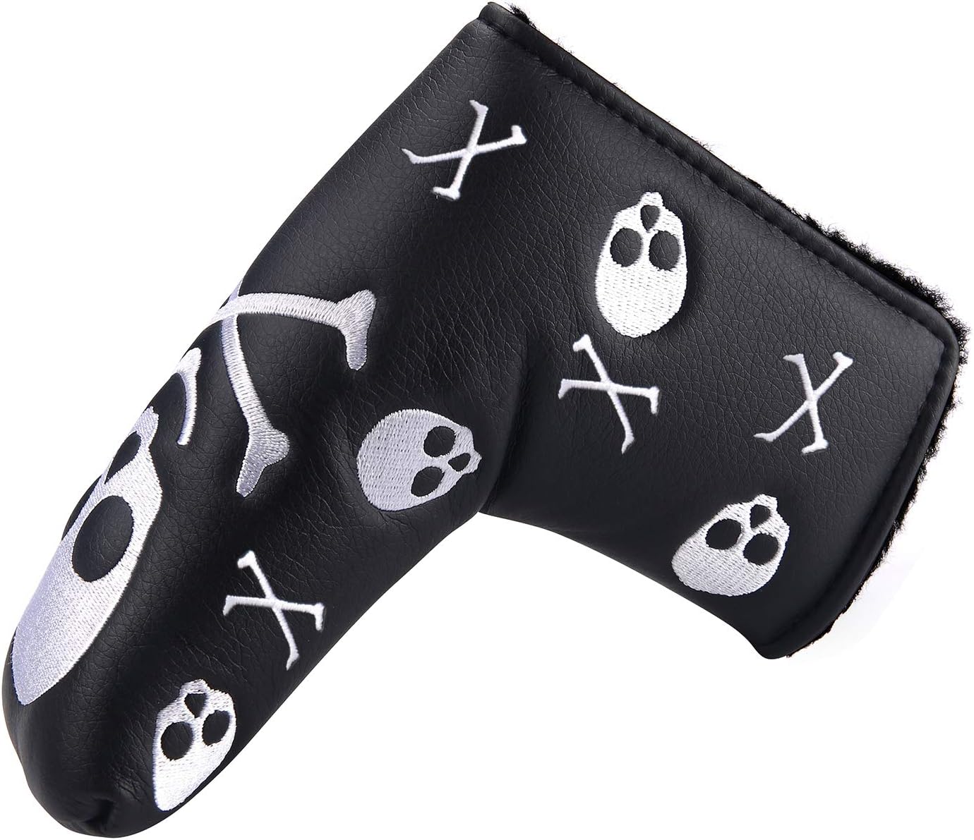 Beehive Filter Skull Bones Design Golf Putter Head Covers headcover Fit ...