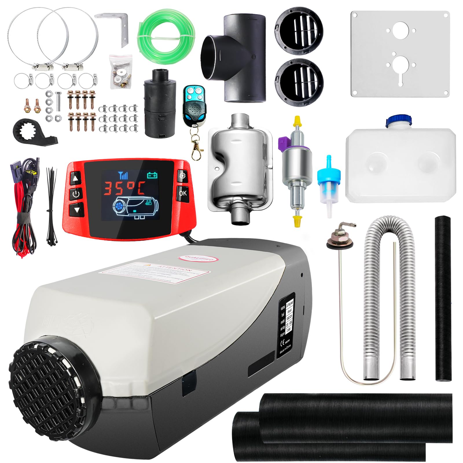 Mua WAYSKA Diesel Heater 12V, 5L Tank, Diesel Heater 2KW, Muffler ...