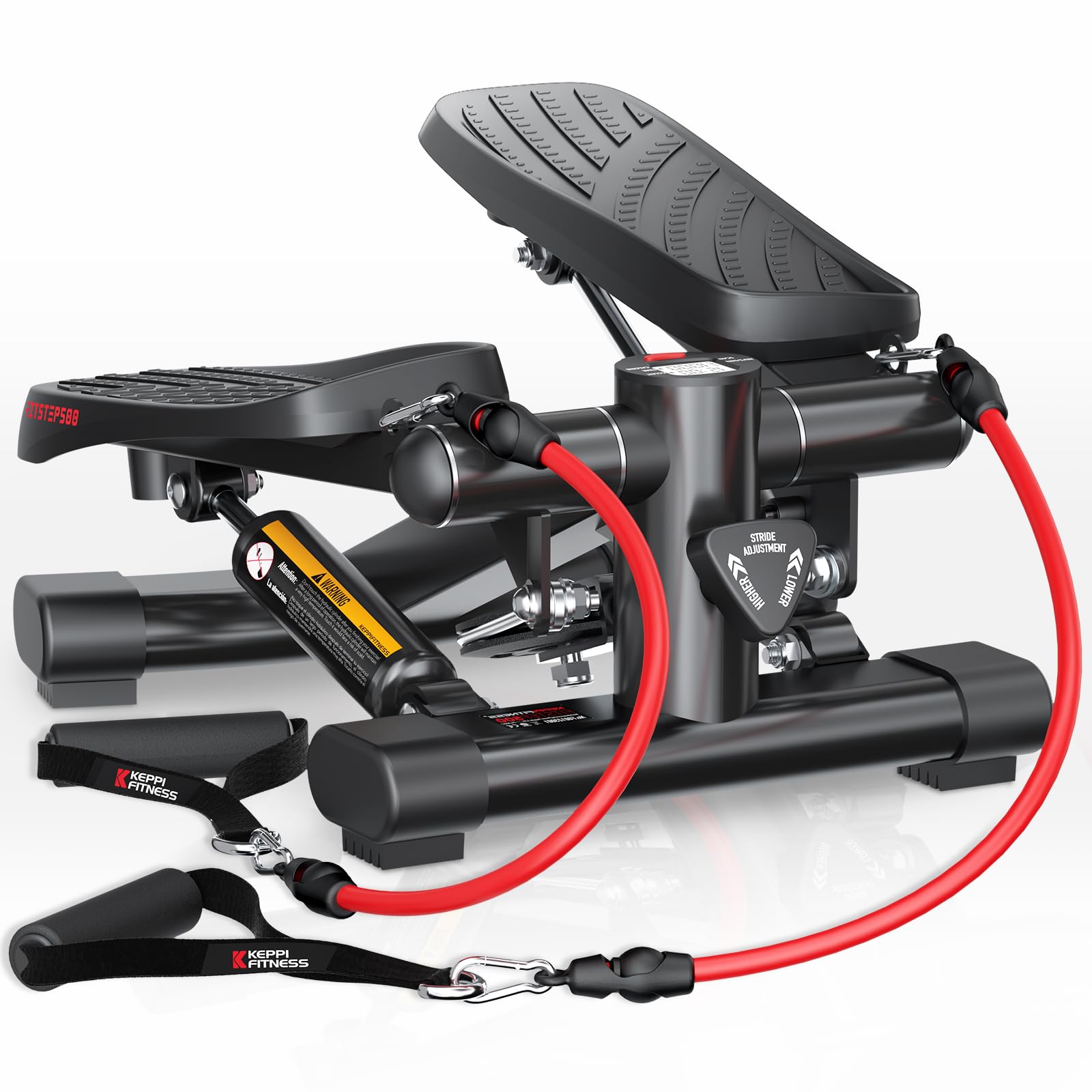 KeppiFitness Steppers for Exercise at Home, Mini Stair Stepper Machine ...