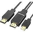 Amazon.com: HDMI to DisplayPort Cable Transmits Signal only from HDMI Output to DisplayPort ...