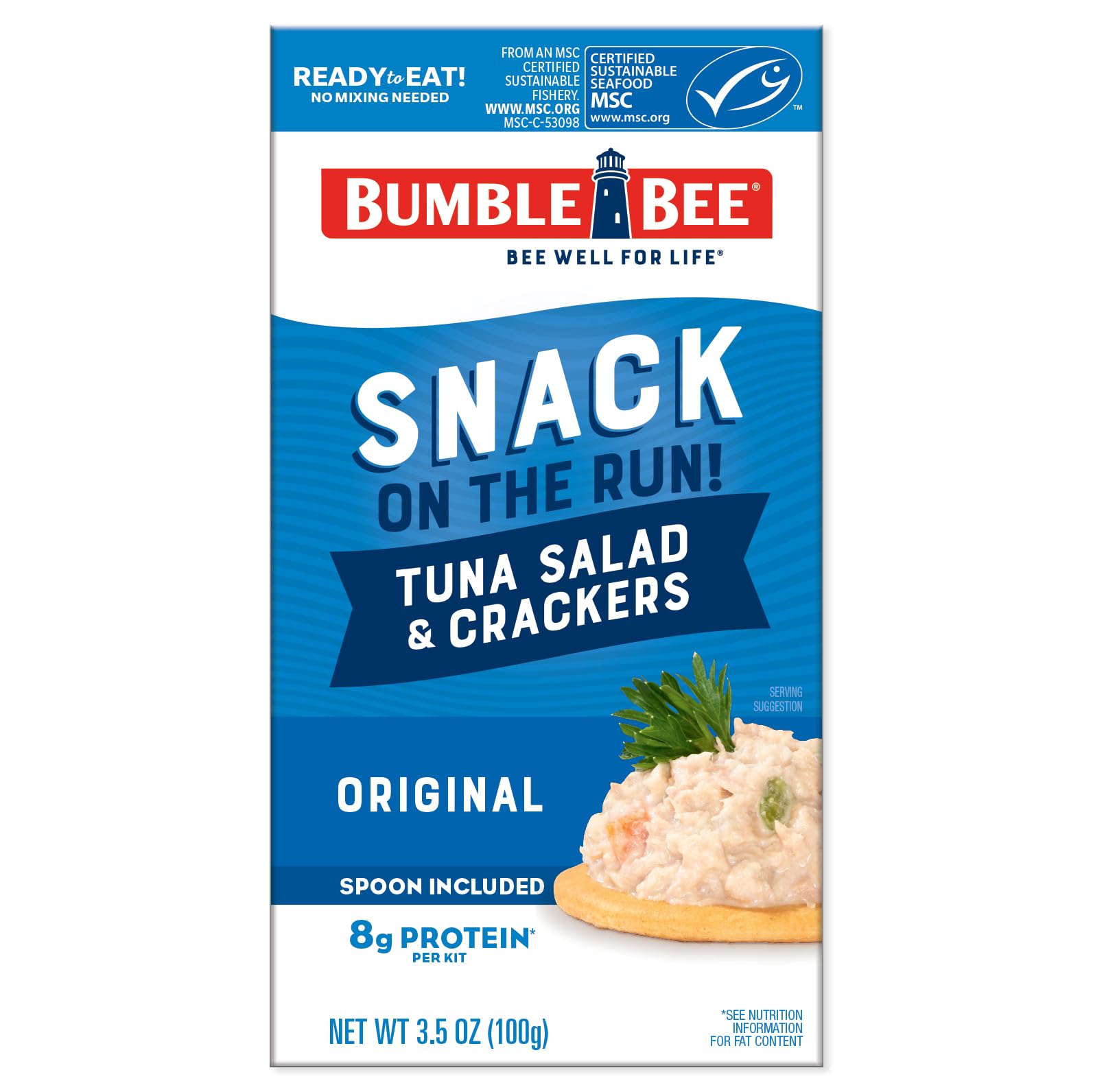 Mua Bumble Bee Snack On The Run Tuna Salad with Crackers Kit, 3.5 oz ...