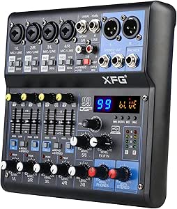 Amazon.com: Professional Audio Mixer Soundboard Console System ...