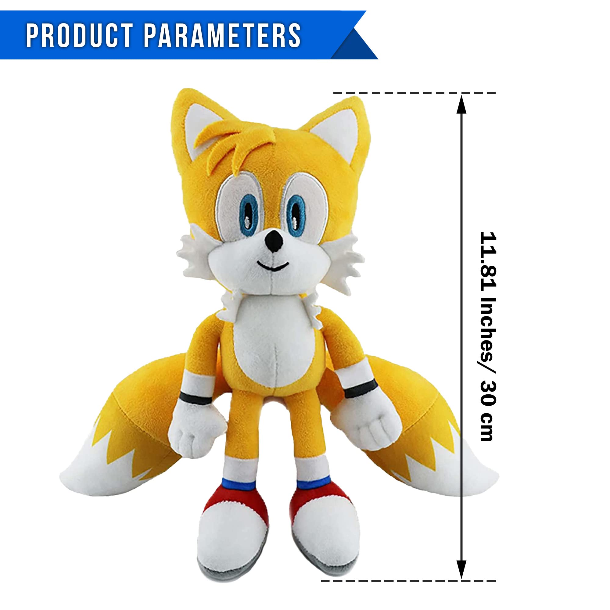 Mua Adenzai Yellow Sonic Plush Action Figure Animal Hedgehog Super ...