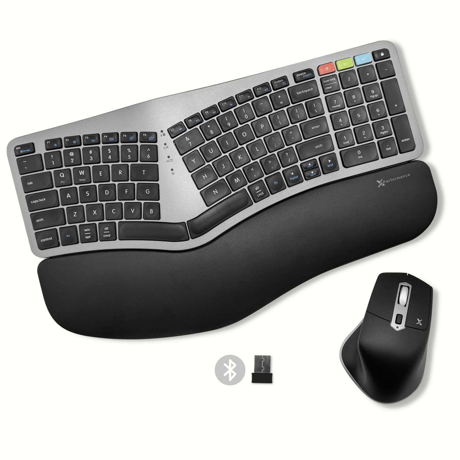 Mua X9 Ergonomic Keyboard And Mouse Wireless Combo 2 4g Bt Comfortable Bluetooth Ergonomic