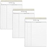 Amazon.com : Better Office Products Activity Log Notepad, 8.5" x 11 ...
