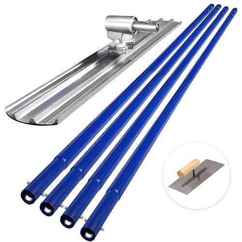 Bull Float Aluminum Magnesium Alloy Concrete Float 48"x8" Round End ...