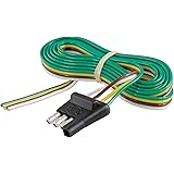 Amazon.com: CURT 58051 Vehicle-Side and Trailer-Side 4-Pin Flat Wiring ...