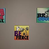 Amazon.com: Westland Giftware Peanuts Canvas Wall Art, 8 by 8-Inch, Be ...